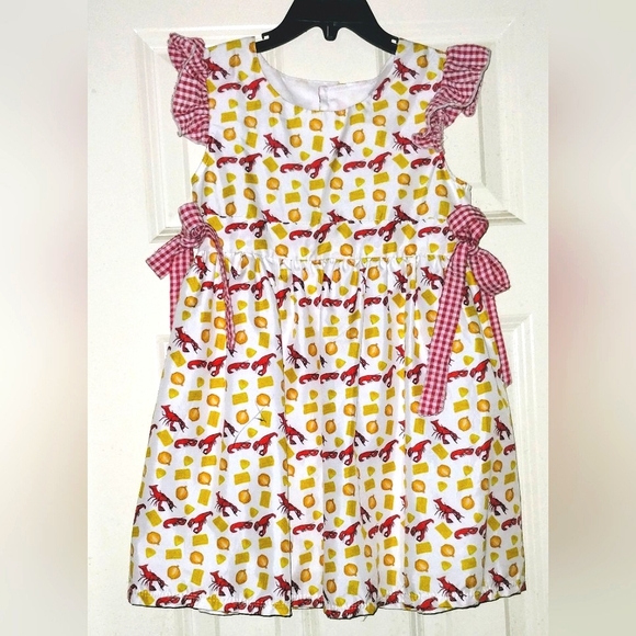 Seaux Southern Smocked | Dresses | Smocked Crawfish Boil Sundress 56 ...